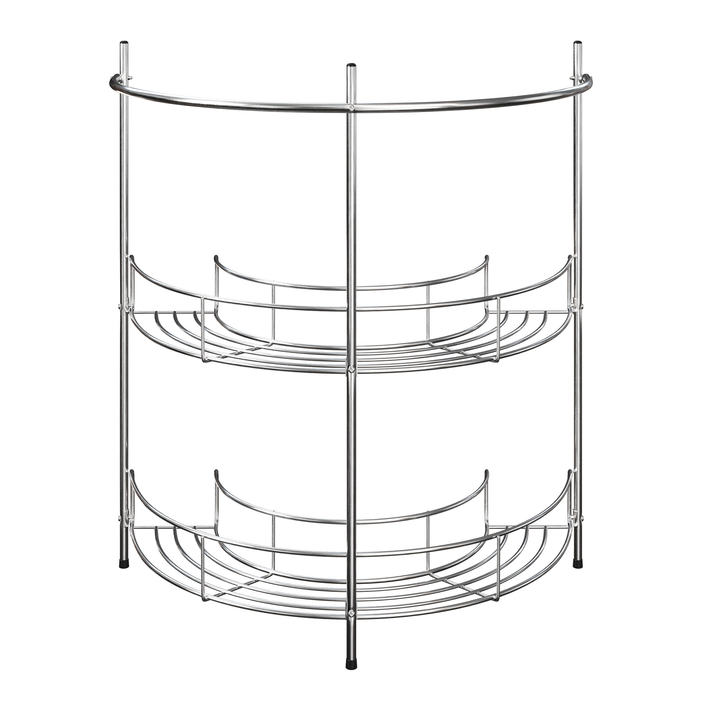 Rebrilliant Katy Pedestal Sink Organizer - Compact Under the Sink Rack ...