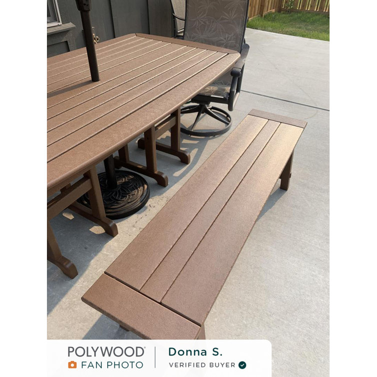 Rustic Farmhouse 60" Backless Bench