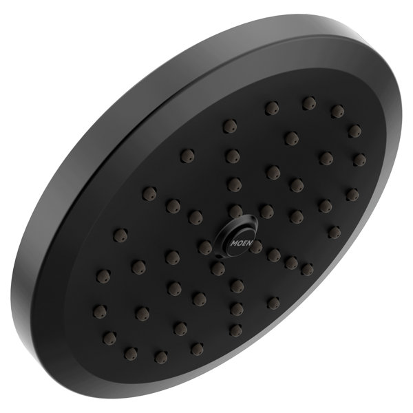 Moen One-Function 6-3/4 Inch Wide Diameter Rain Showerhead with ...