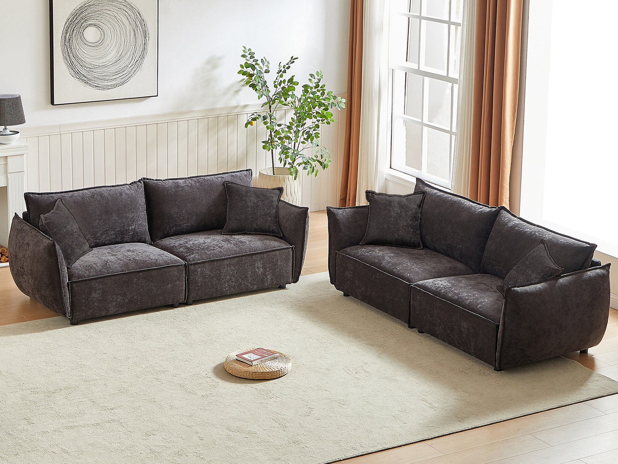 Latitude Run® 2 - Piece Linen Living Room Set - Wayfair Canada