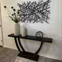 Millwood Pines Rahmel 62.99" Long Console Table, Industrial Entryway ...