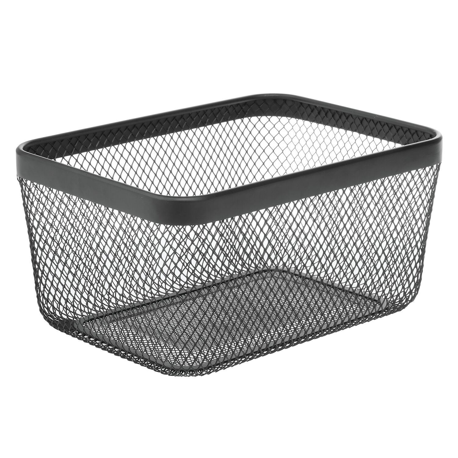 mDesign Metal Mesh Pantry Basket for Kitchen Organization and Storage ...