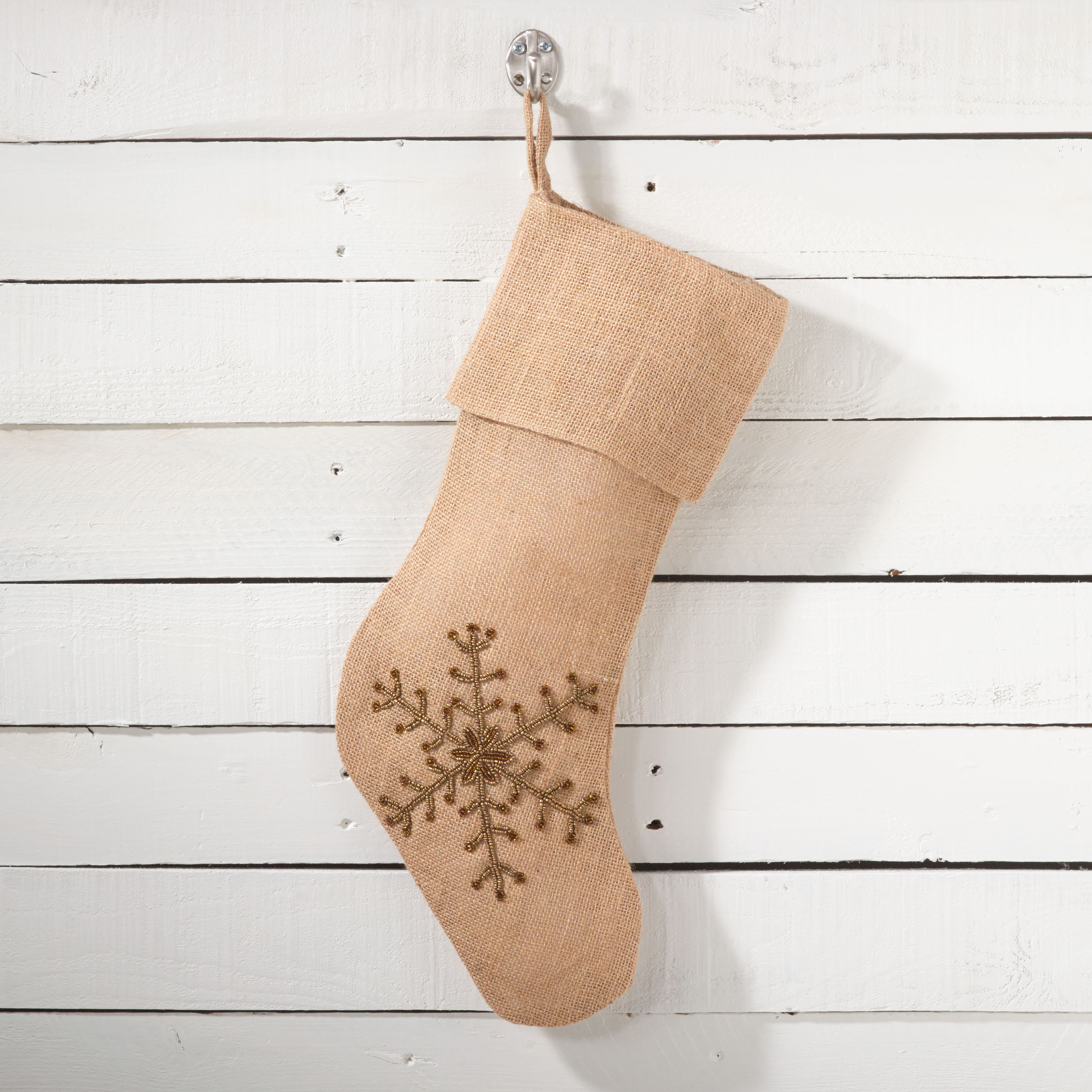 Sand & Stable™ Cosette Snowflake Stocking & Reviews | Wayfair