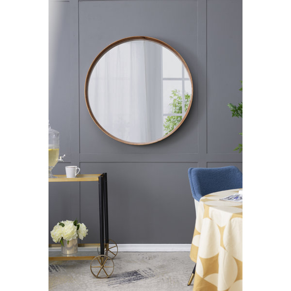Latitude Run® Wayne Wood Accent Mirror | Wayfair