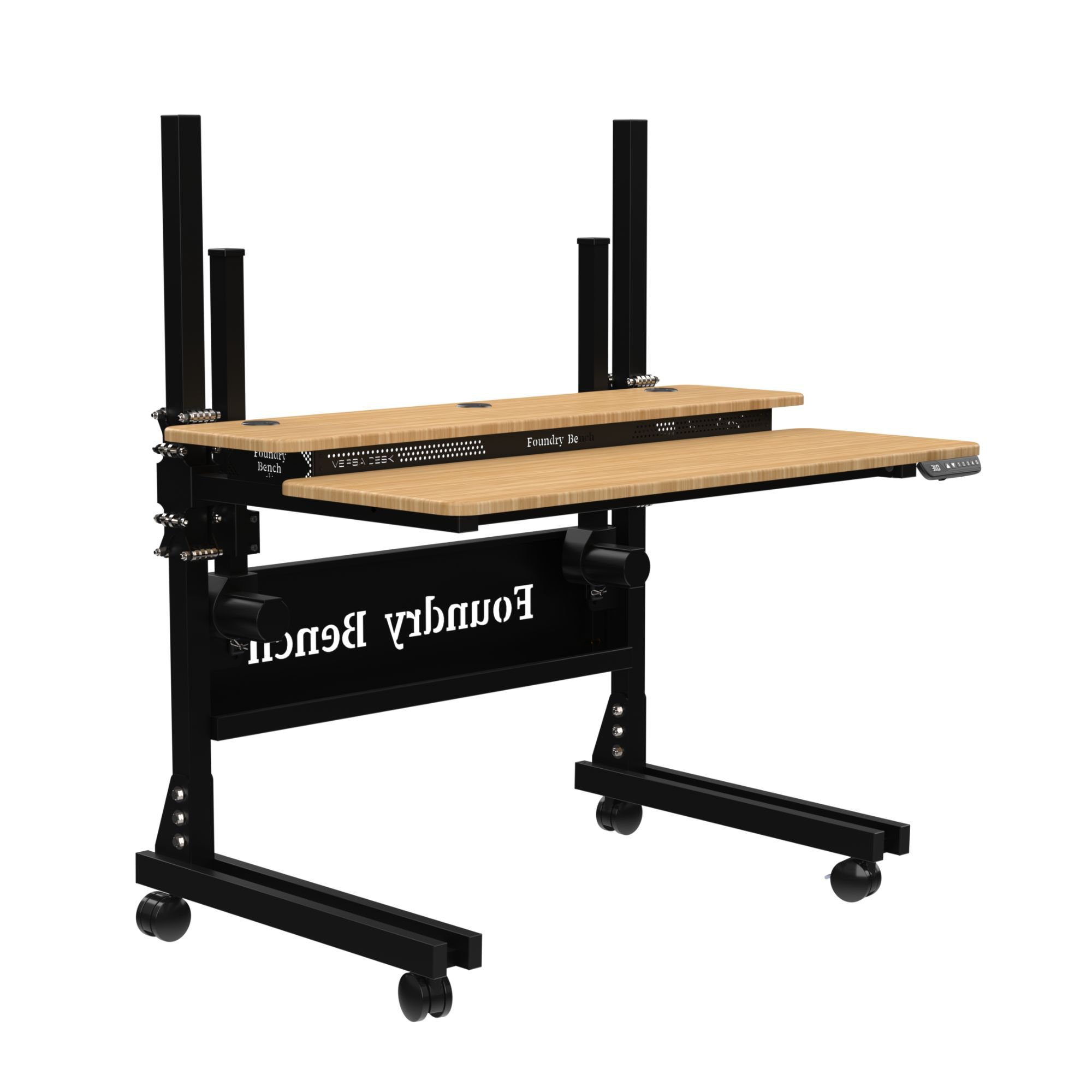 Orren Ellis Zedrick Height Adjustable Rectangle Standing Desk | Wayfair