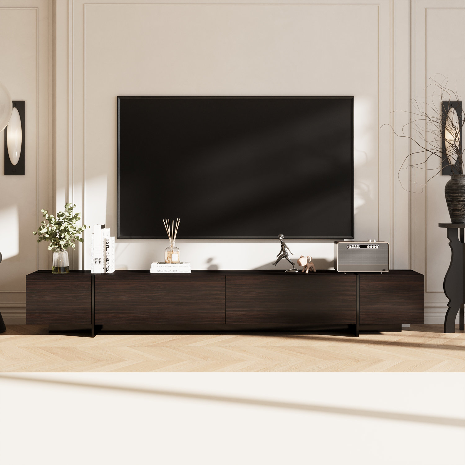 Ebern Designs Console multimédia l 95,7 po et Commentaires - Wayfair Canada