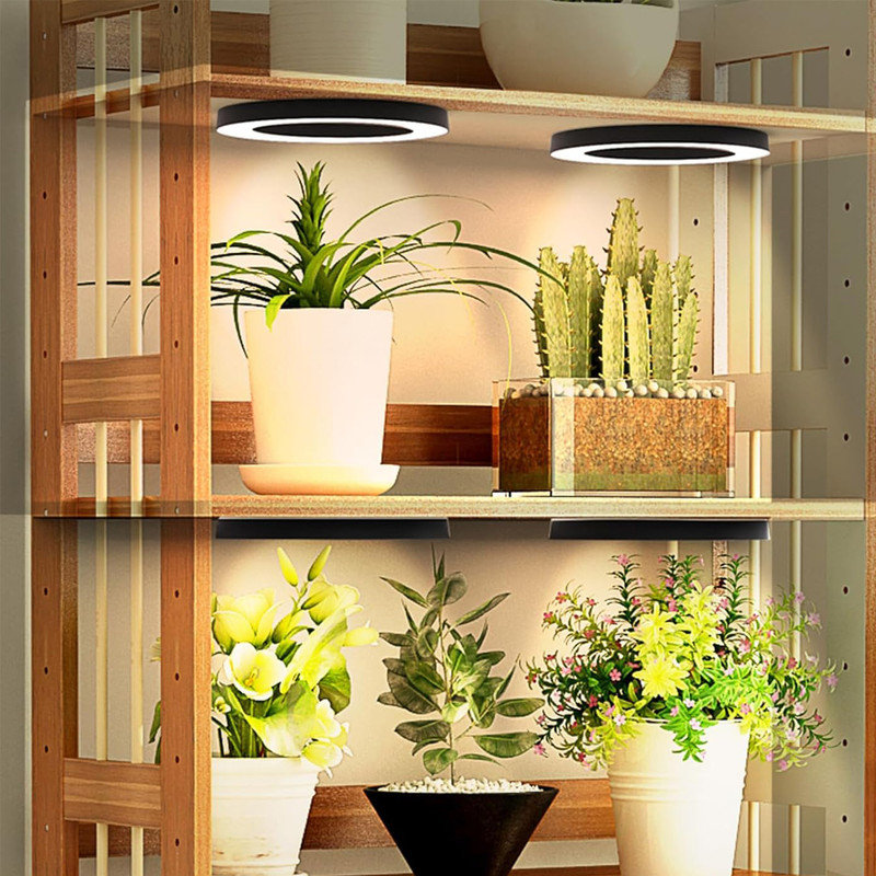 Kiflic 6.3" Ceiling Grow Lights for Indoor Plants, 144 LEDs Plant Light ...