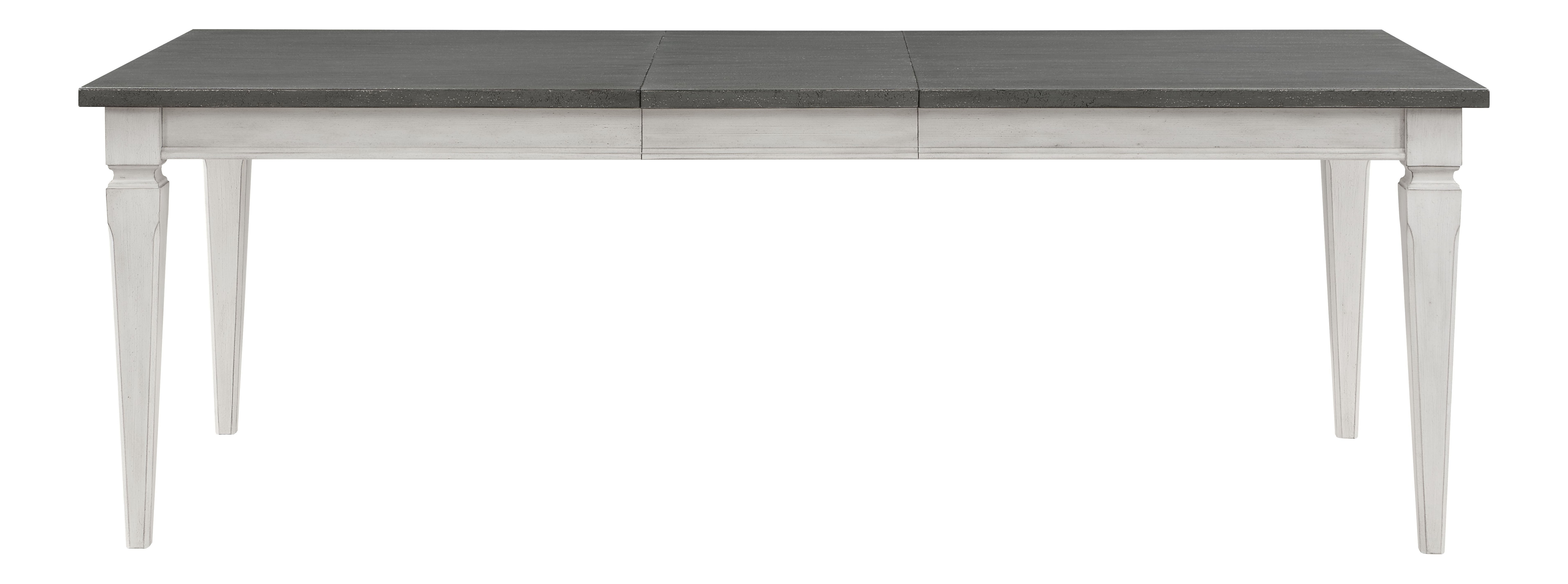 August Grove® Chalil Rectangular Dining Table in Gray and Weathered ...