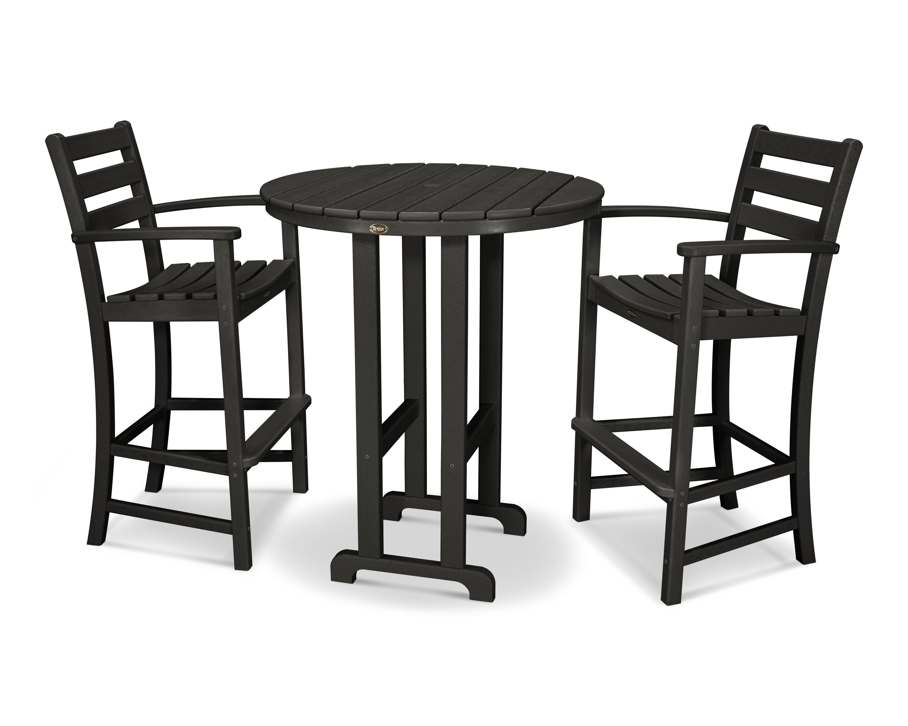 Trex Outdoor Monterey Bay 3-Piece Round Bar Set & Reviews | Wayfair