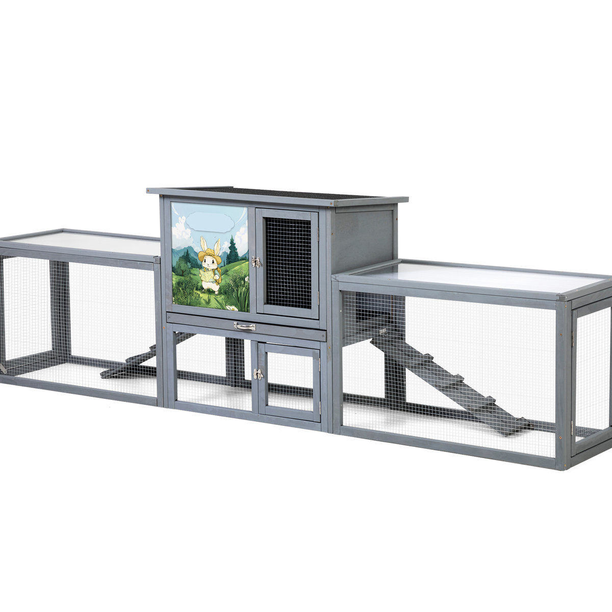 Tucker Murphy Pet™ Extra - Large Outdoor Enclosure With Dual Runs ...