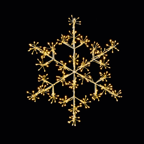 The Seasonal Aisle Cluster LED Snowflake & Reviews | Wayfair.co.uk