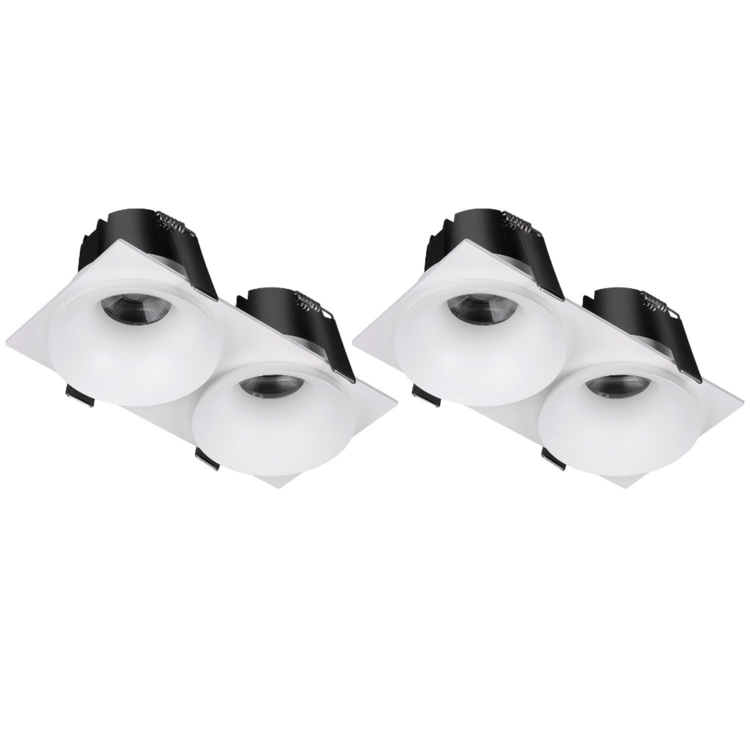 TORCHSTAR 5CCT LED 3inch Recessed Lighting with J-Box, 12W Trimless ...