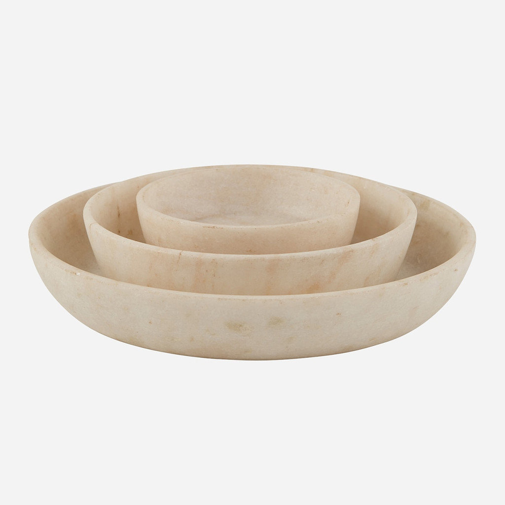 Bobo Intriguing Objects Marble Traditional Decorative Bowl in Beige ...