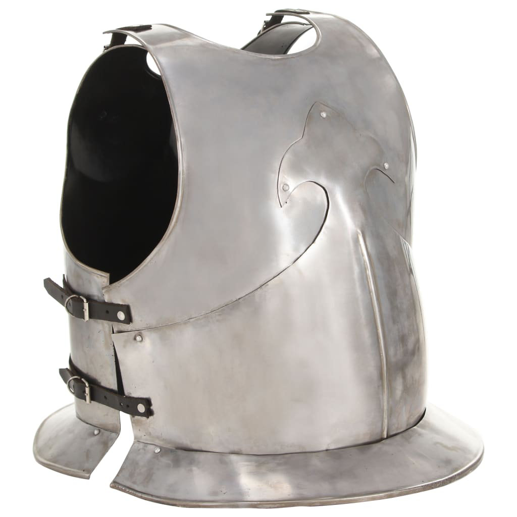 World Menagerie Medieval Knight Body Armour Cuirass Replica LARP Silver ...