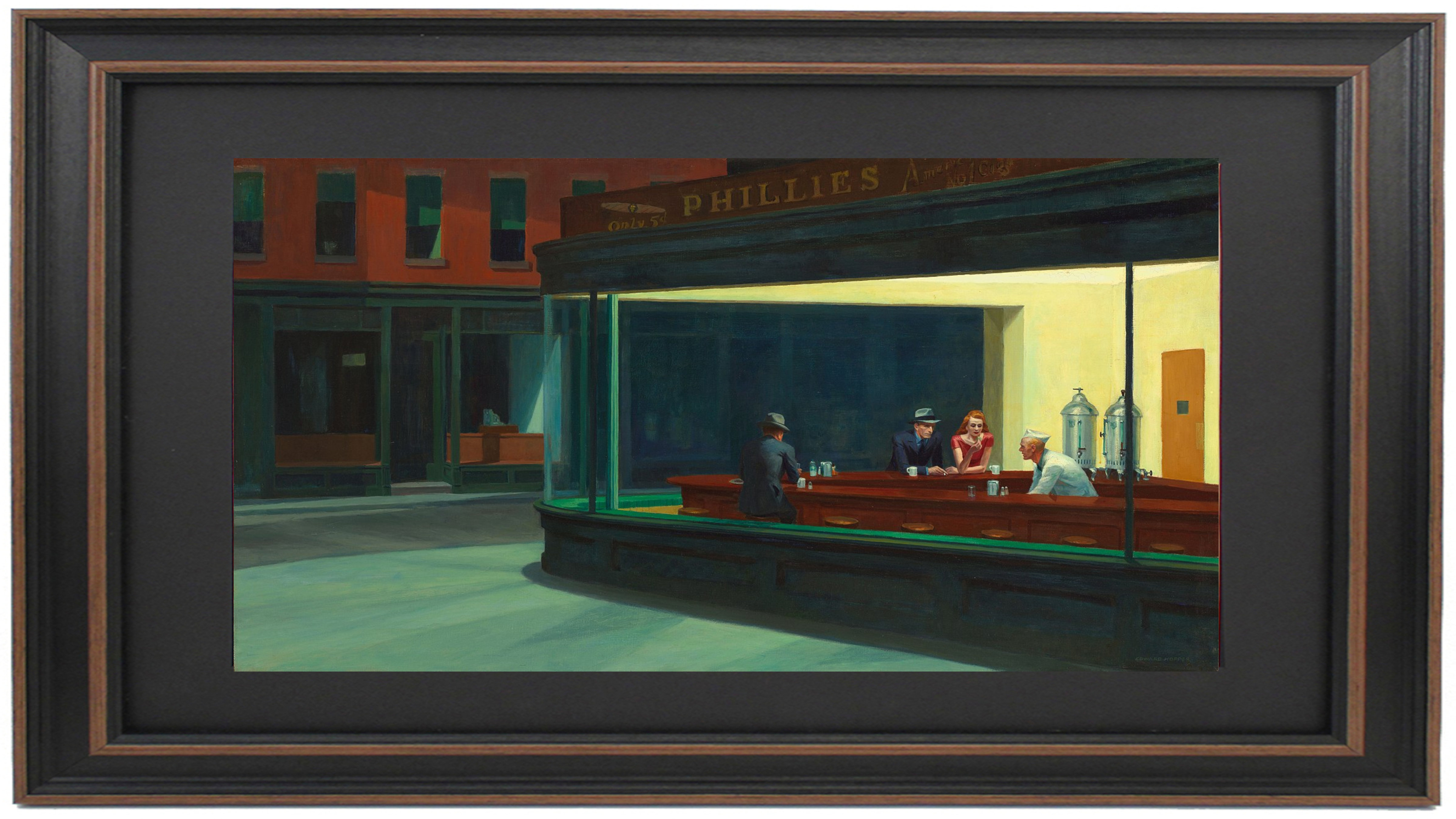 Red Barrel Studio® Nighthawks by Edward Hopper | Framed Print | Wayfair