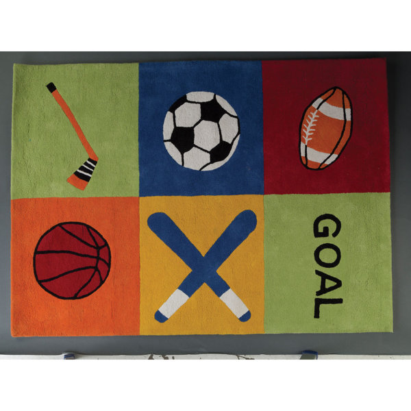 Zoomie Kids Kids Sport Hand-Tufted Area Rug | Wayfair.co.uk