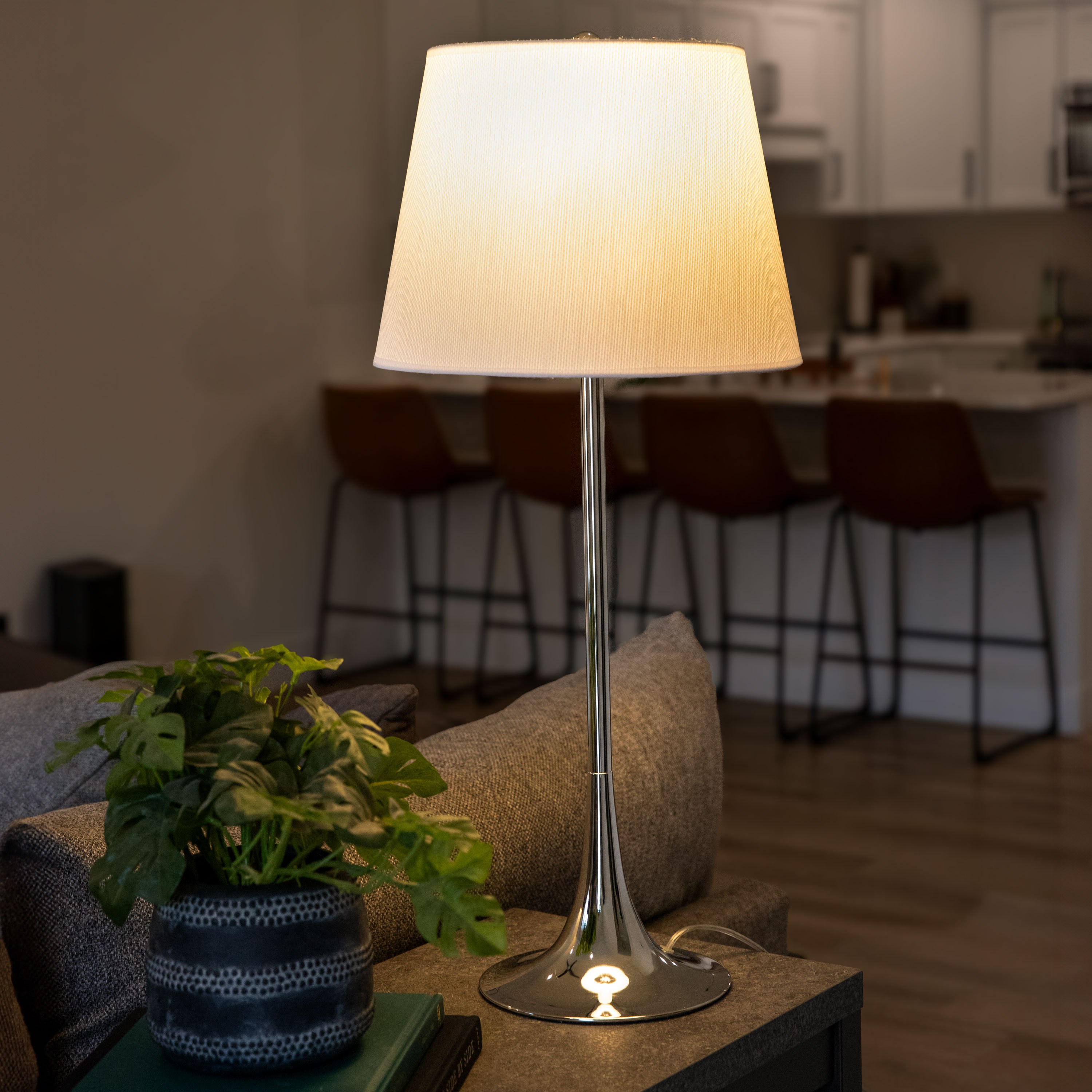 Red Barrel Studio® Modern Splendor 3-Piece Floor and Table Lamp Set ...