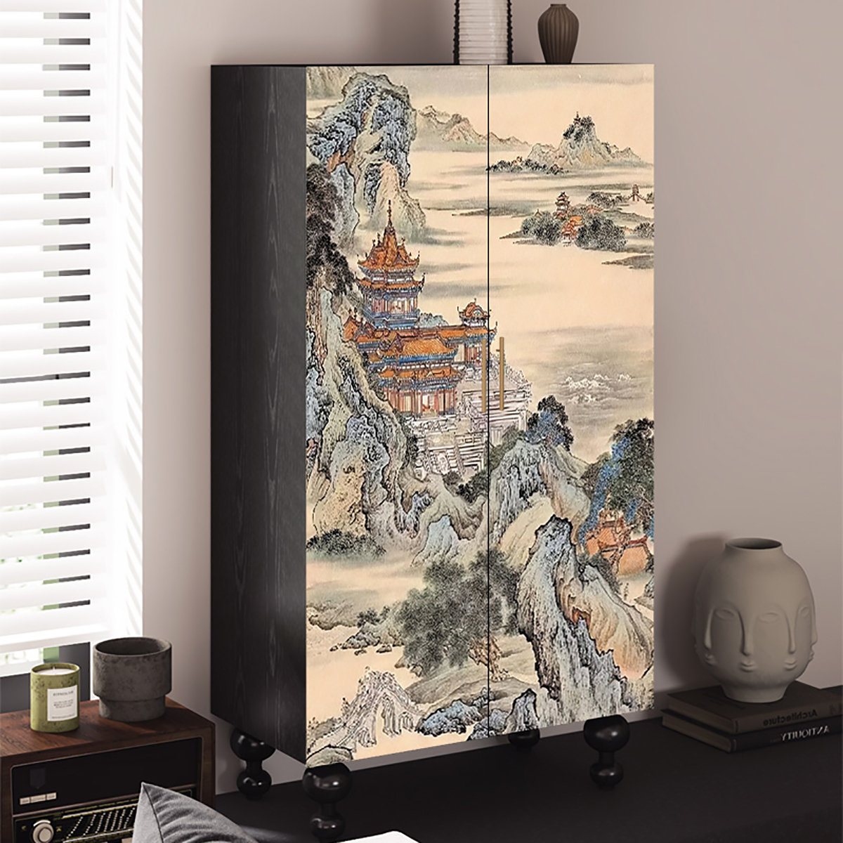 East Urban Home Household multifunction storage decor wardrobe | Wayfair