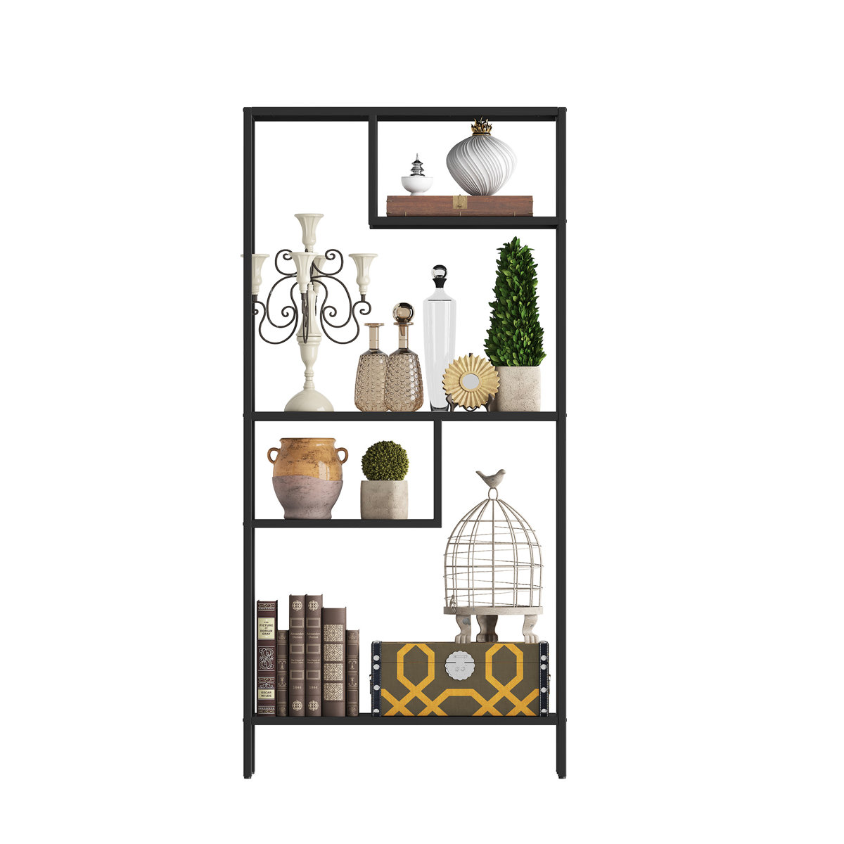 17 Stories Durable Steel Storage Shelving with Adjustable Feet and ...