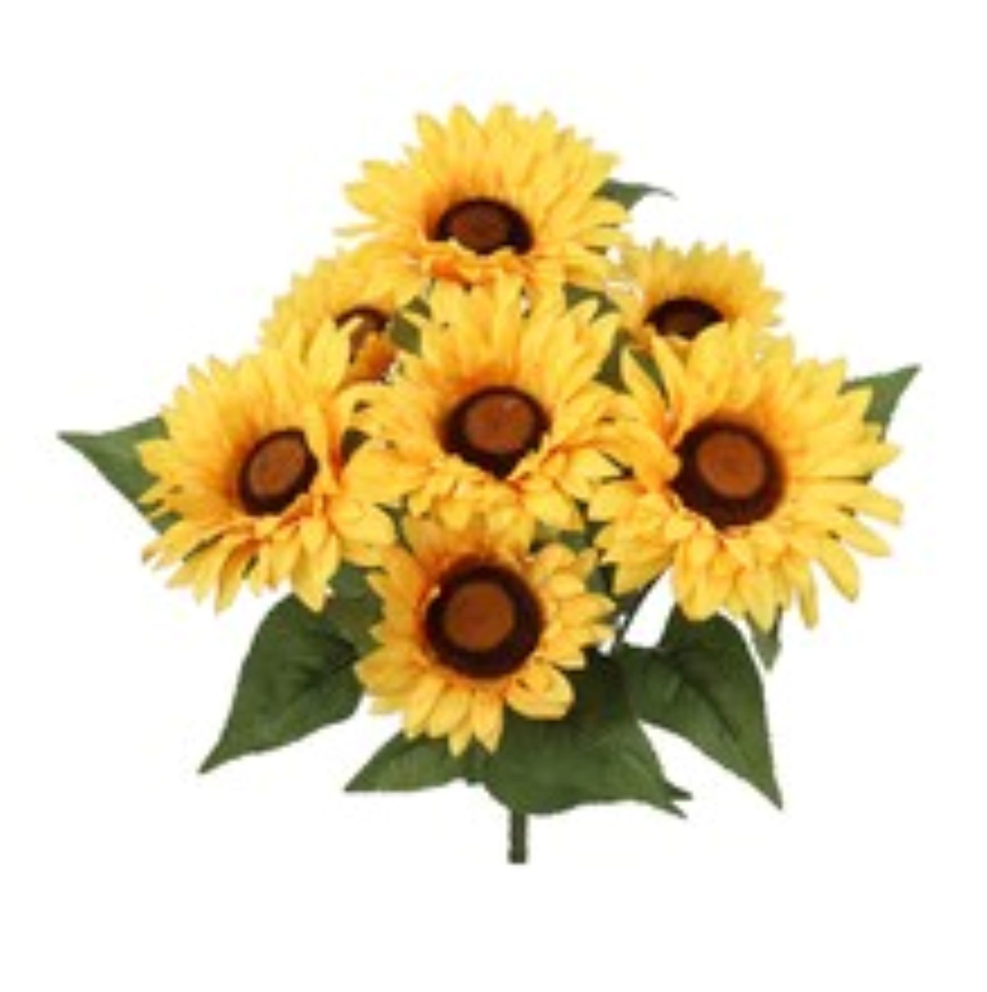 Dakota Fields 21" Sunflower Bush - 2 Pack | Wayfair