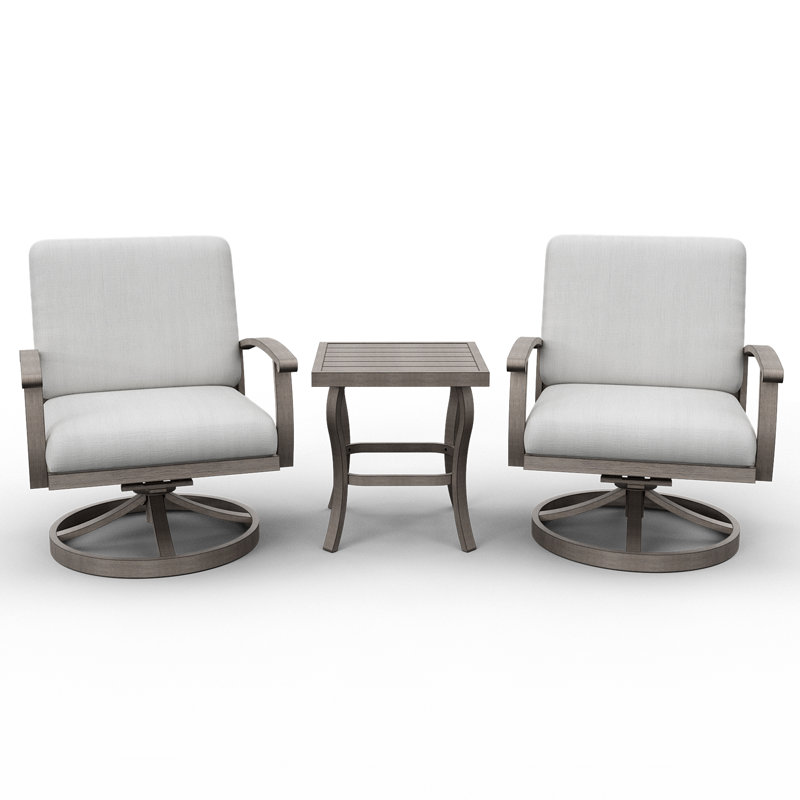 Red Barrel Studio® Kannyn 3 Piece Seating Group with Cushions | Wayfair