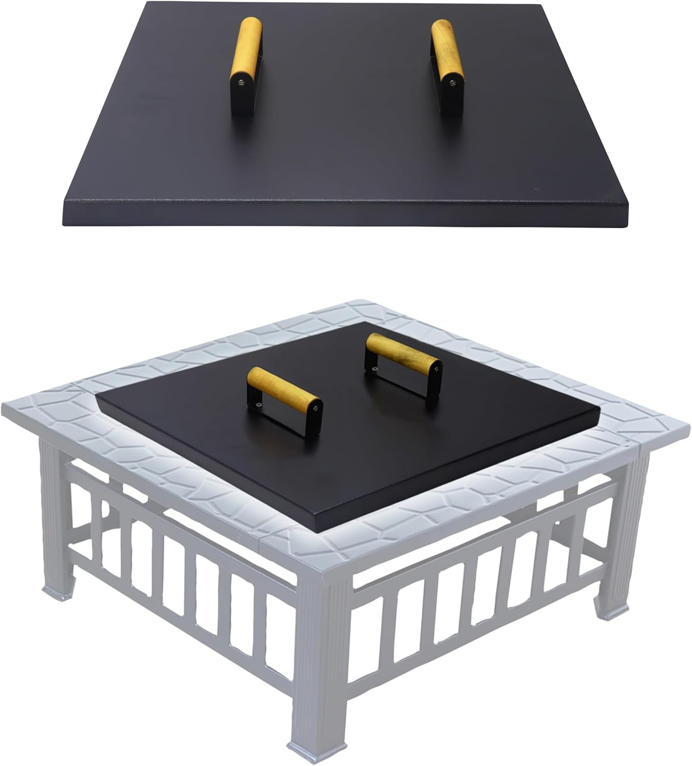 Winston Porter Fire Pit Snuffer Lid -30 Inch Fire Pit Lid Fire Pit ...