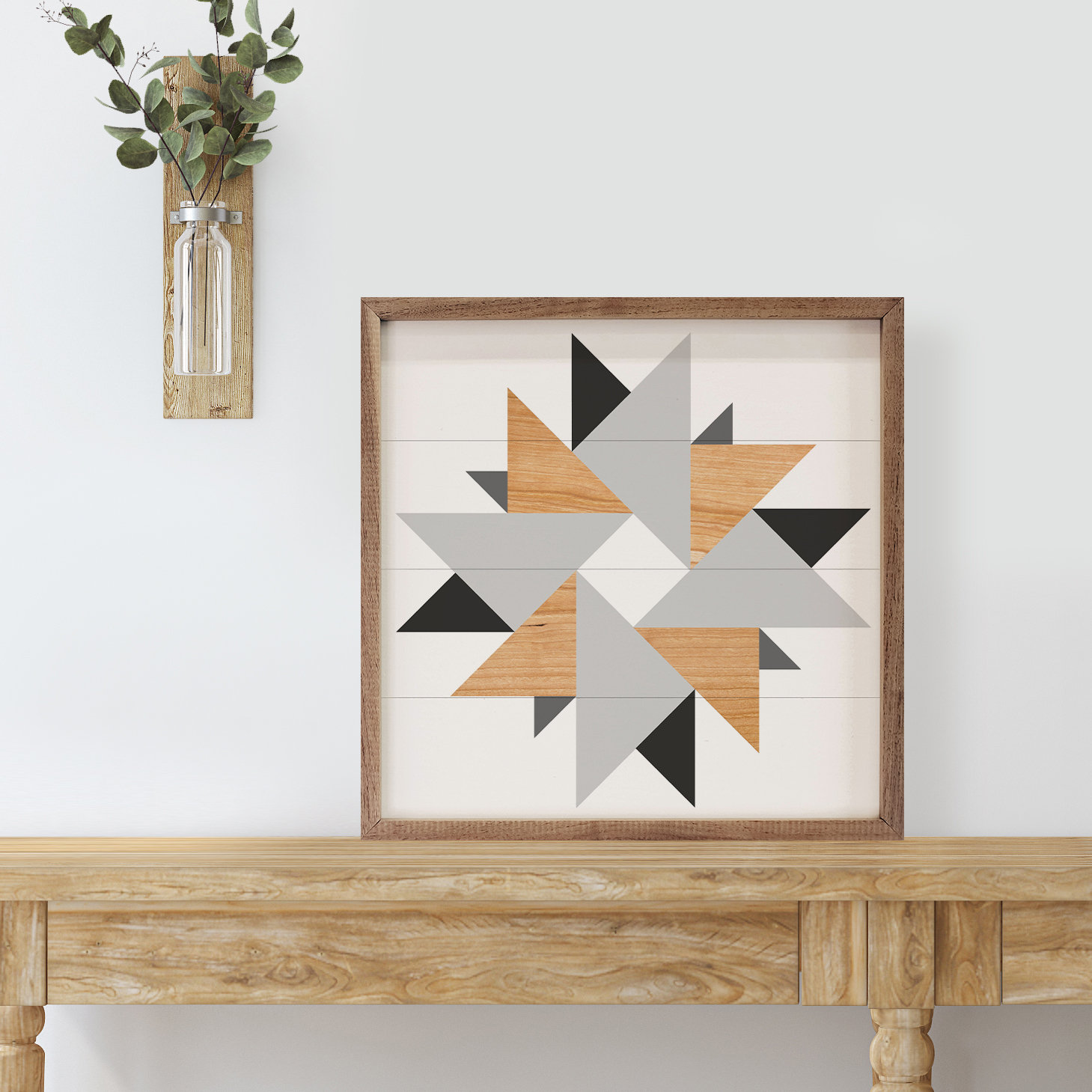 Union Rustic Quilt Modern Pinwheel White | Wayfair