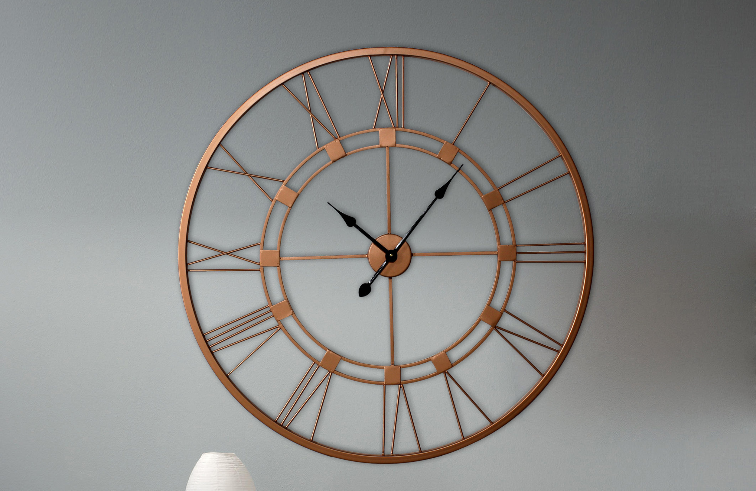 Red Barrel Studio® Aizza Metal Wall Clock & Reviews | Wayfair