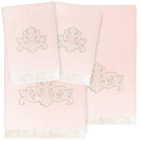 Linum Home Textiles 100% Turkish Cotton 4 Piece Towel Set | Wayfair