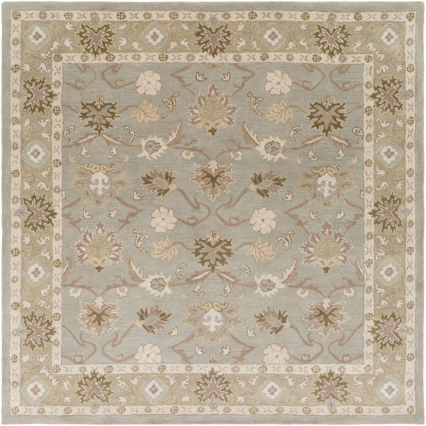 Lark Manor BuckHill Wool Floral Rug & Reviews | Wayfair