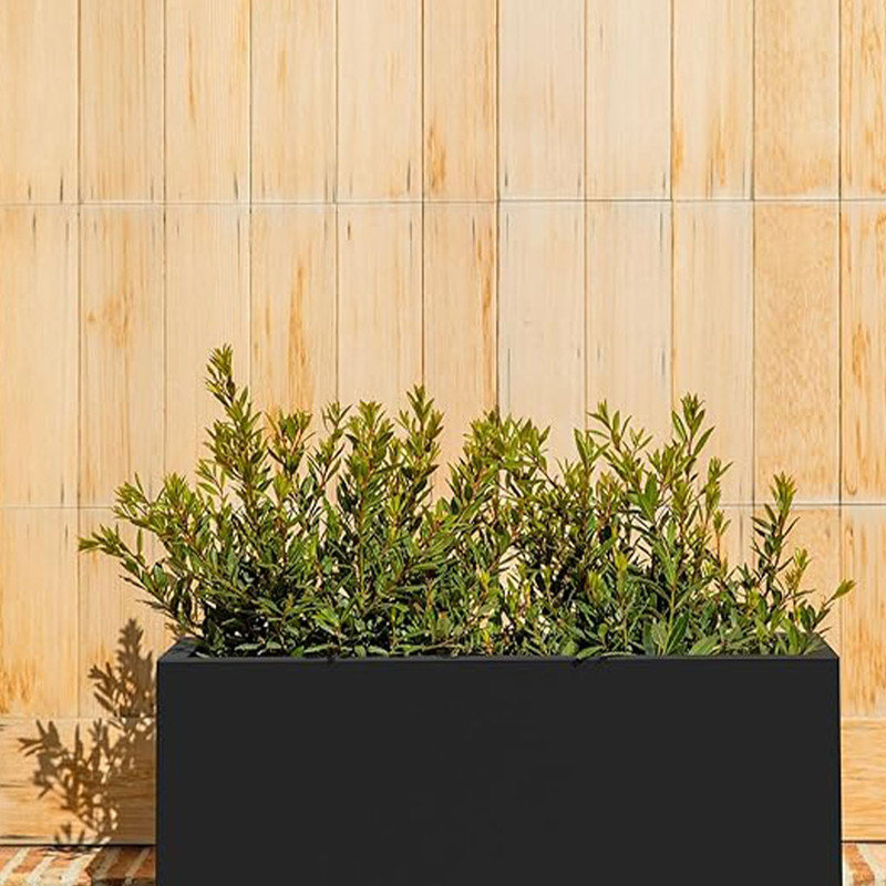 Hokku Designs Large Rectangular Planter for Patio/Porch | Durable All ...