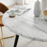 Modway Gallant Round Performance Artificial Marble Dining Table | Wayfair