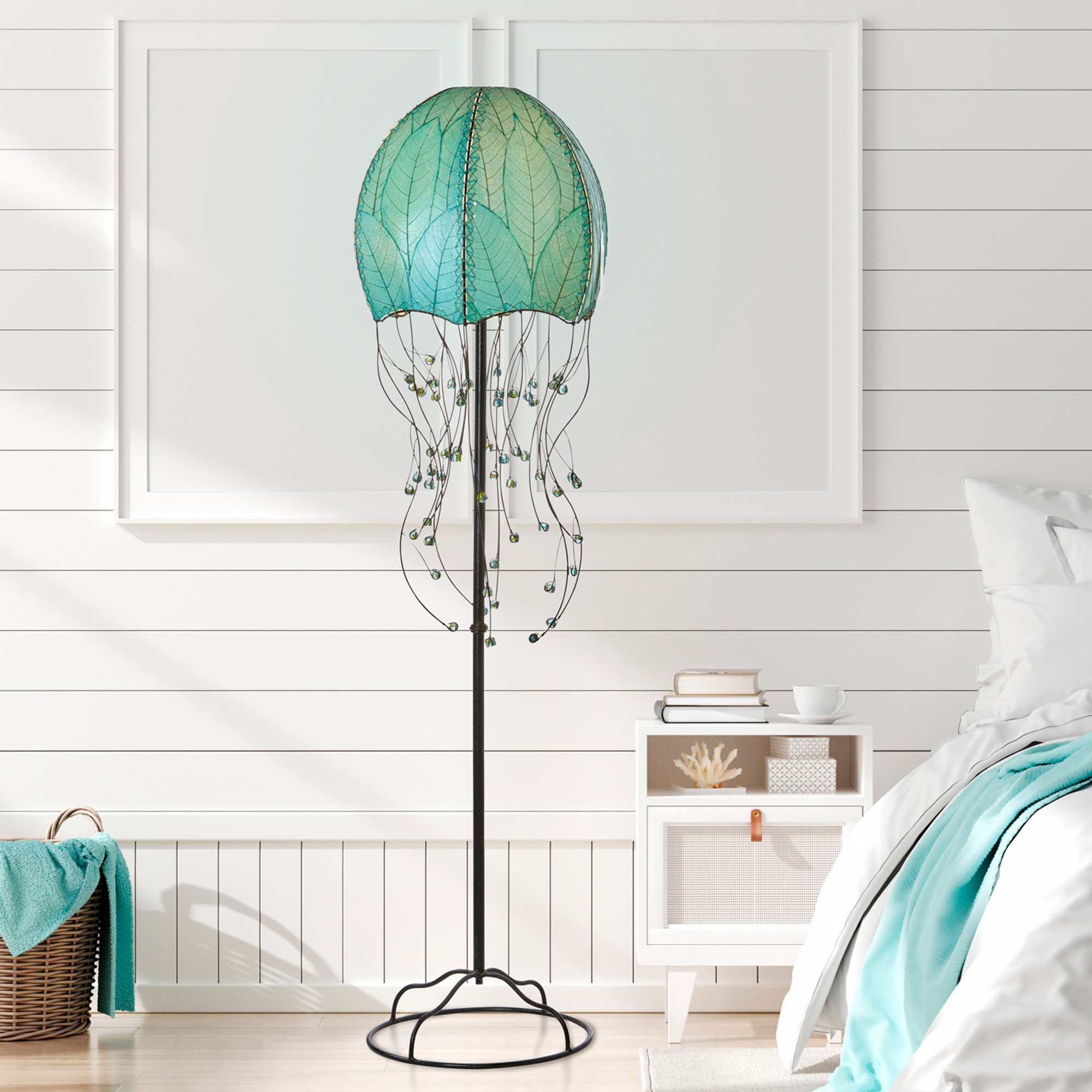 Ebern Designs Dobbin Jellyfish 64" Novelty Floor Lamp & Reviews | Wayfair