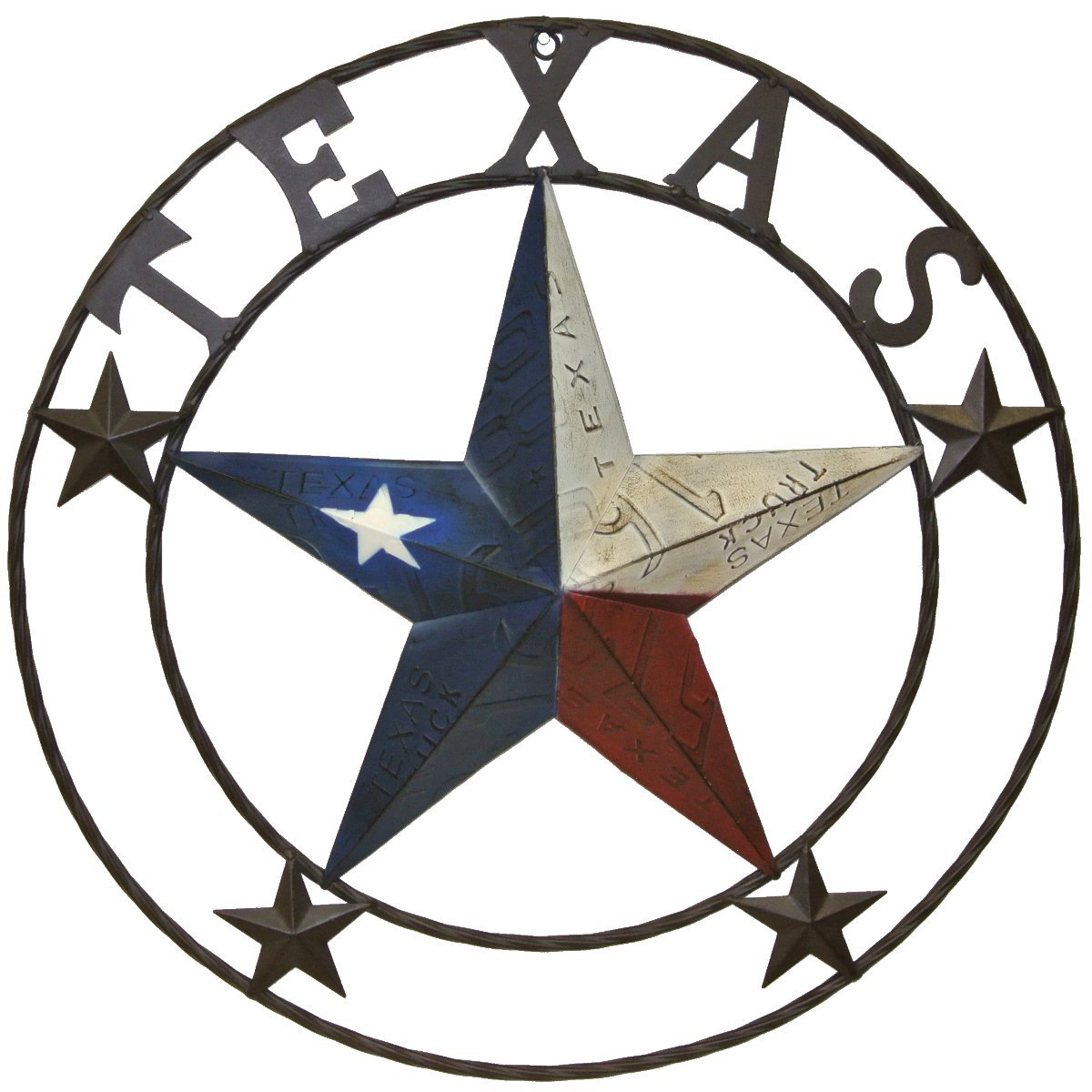 Charlton Home® Chol Metal Texas Lone Star Inspirational Patriotic ...