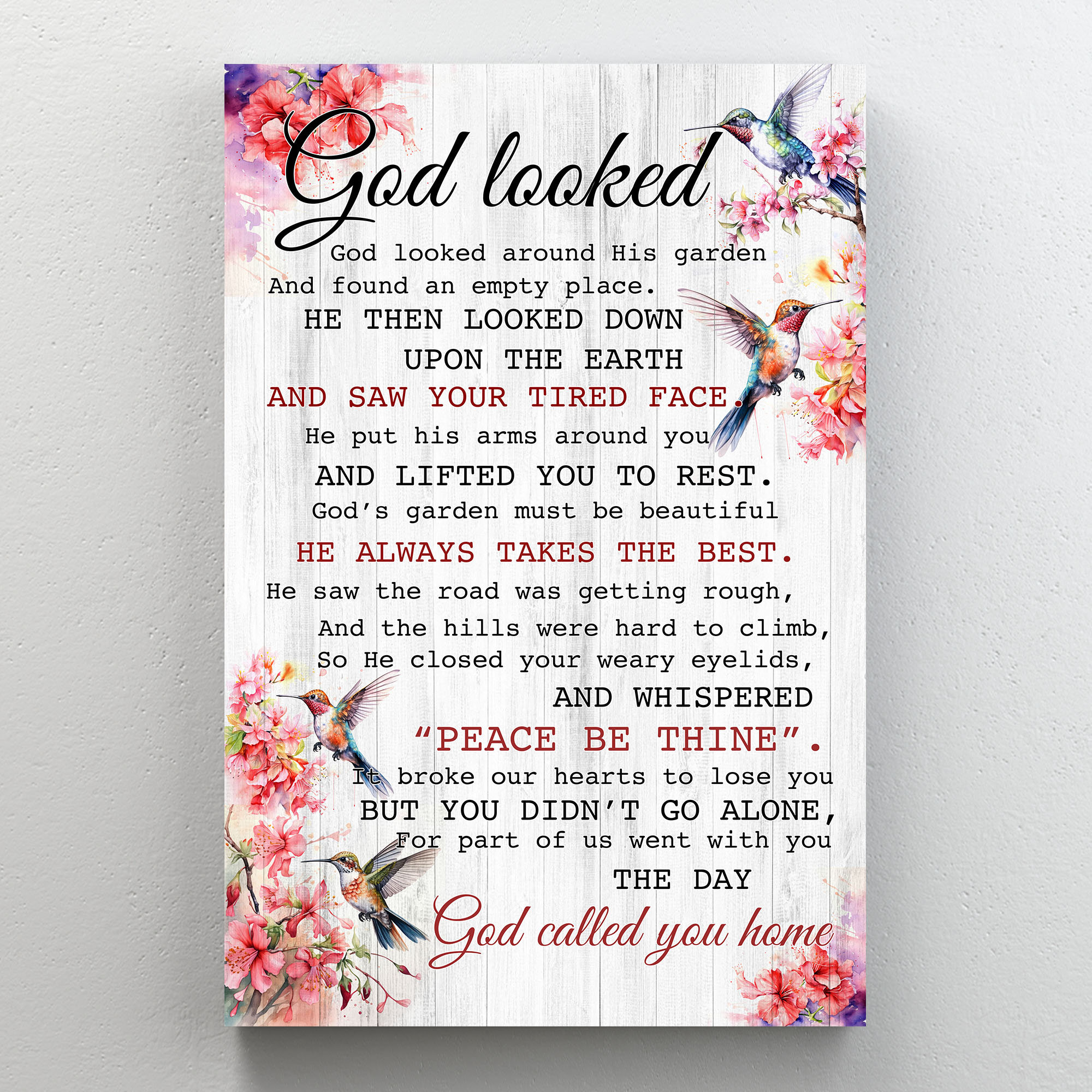 Trinx God Looked God Around On Canvas Print | Wayfair