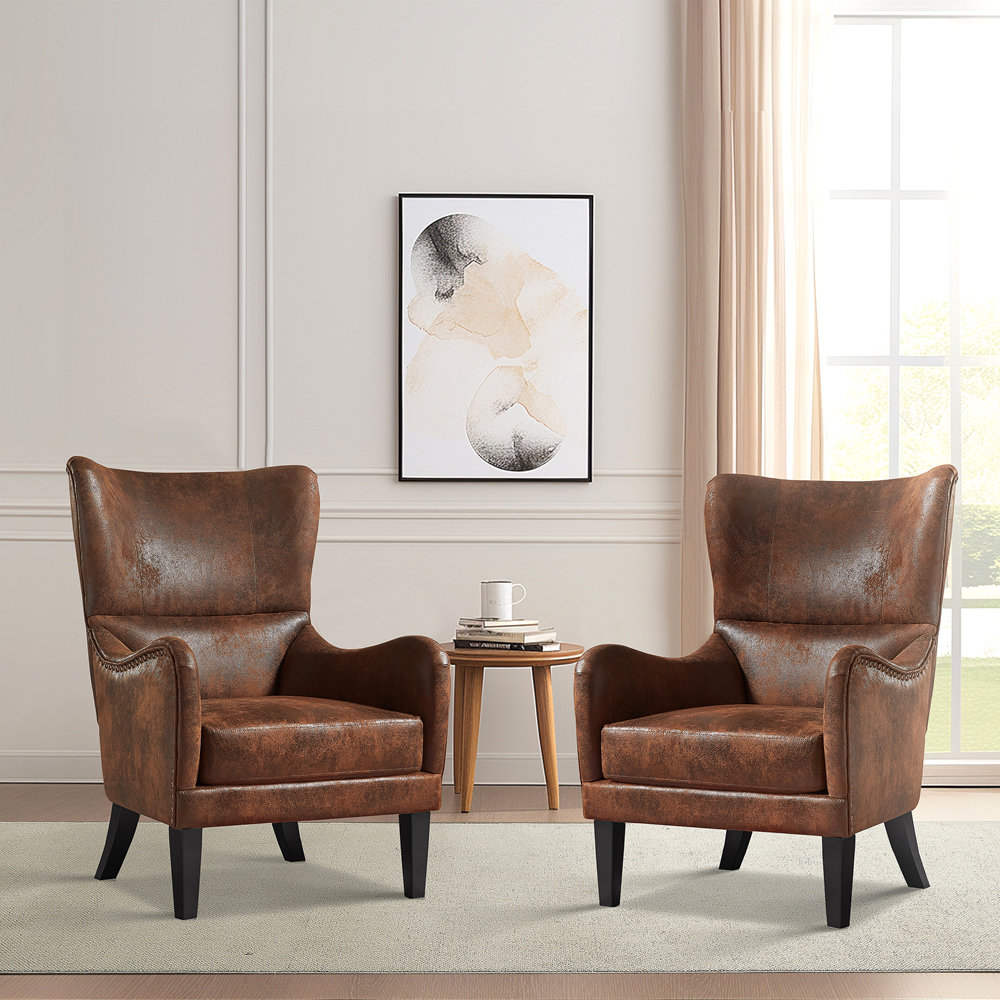 Corrigan Studio HI-BACK Studded Chair,Arm Chair,Living-Room,Study And ...