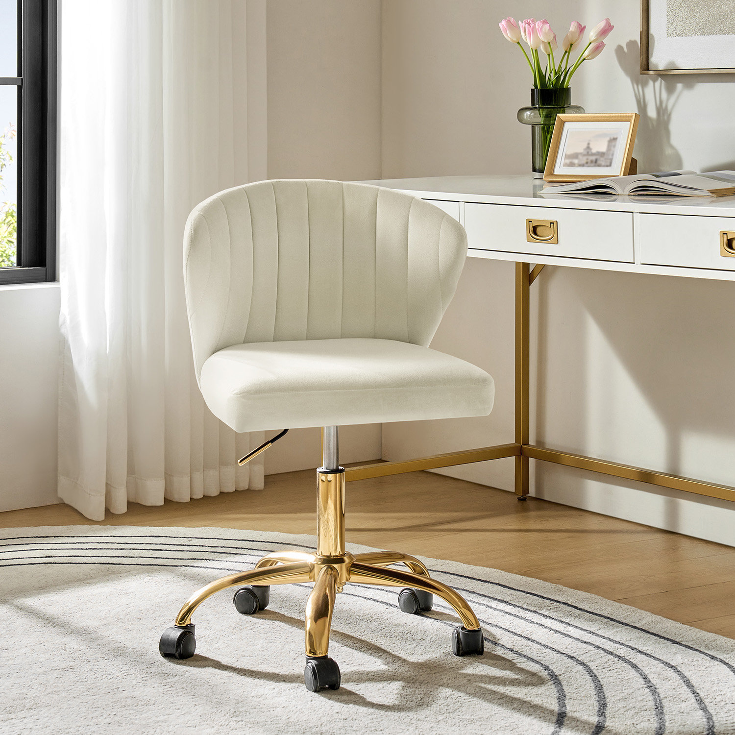 Etta Avenue™ Euclid Ergonomic Task Chair with Tufted Back & Reviews ...