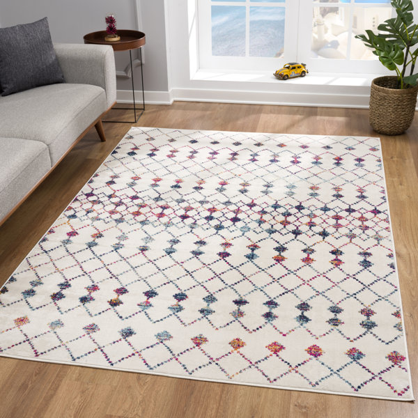 Union Rustic Cray Performance Cream Rug | Wayfair