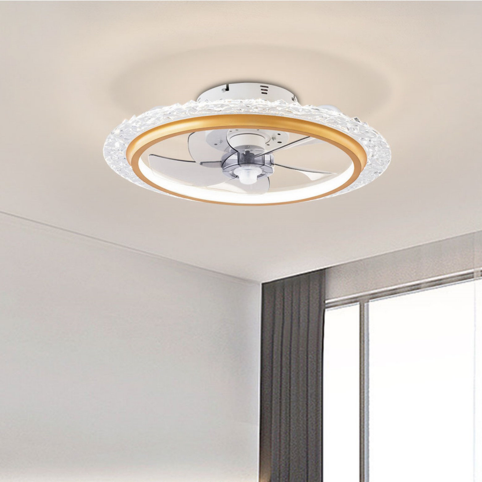 Mercer41 Hoskin 15.7'' Ceiling Fan with LED Lights | Wayfair