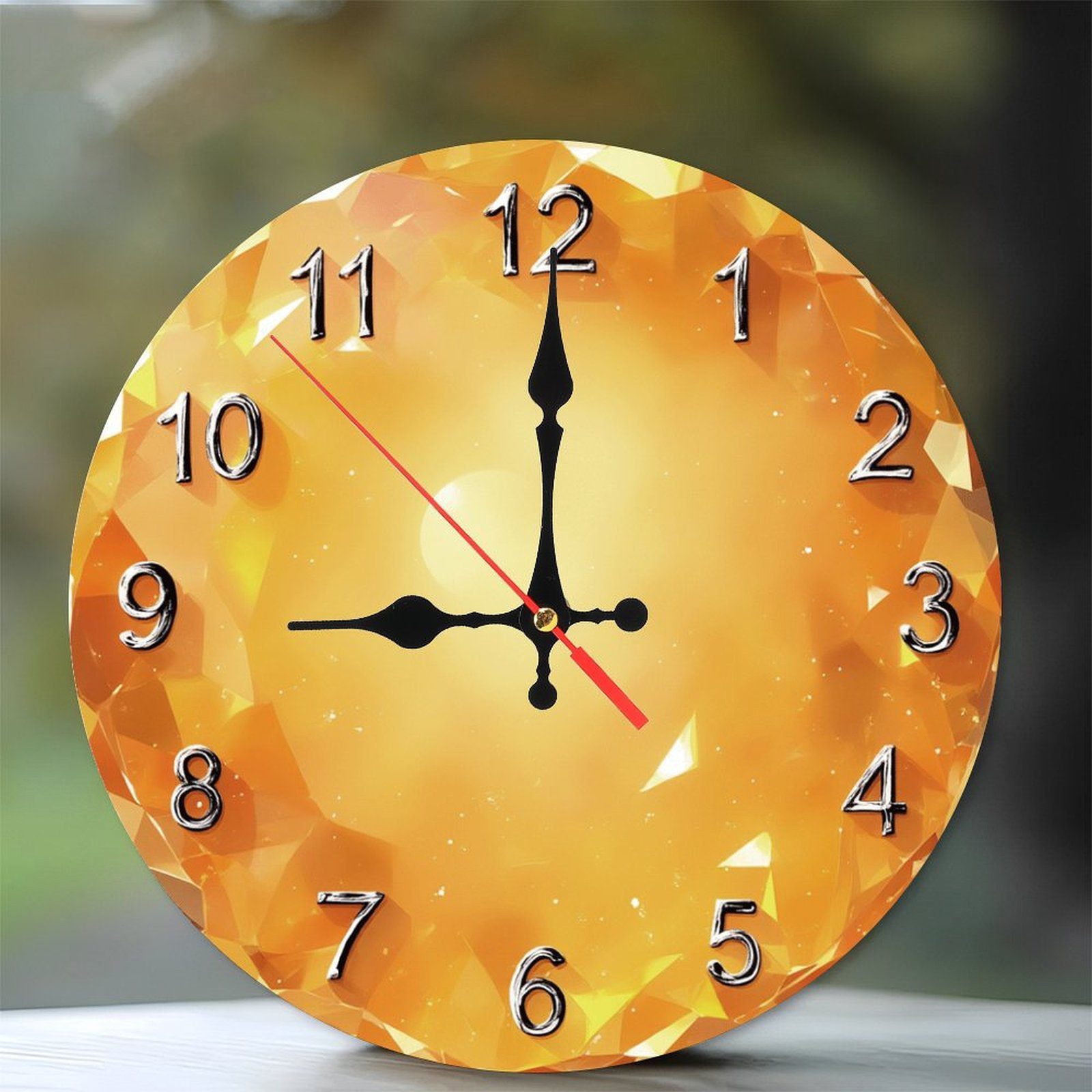 Mercer41 Golden Crystal Clock Face | Wayfair