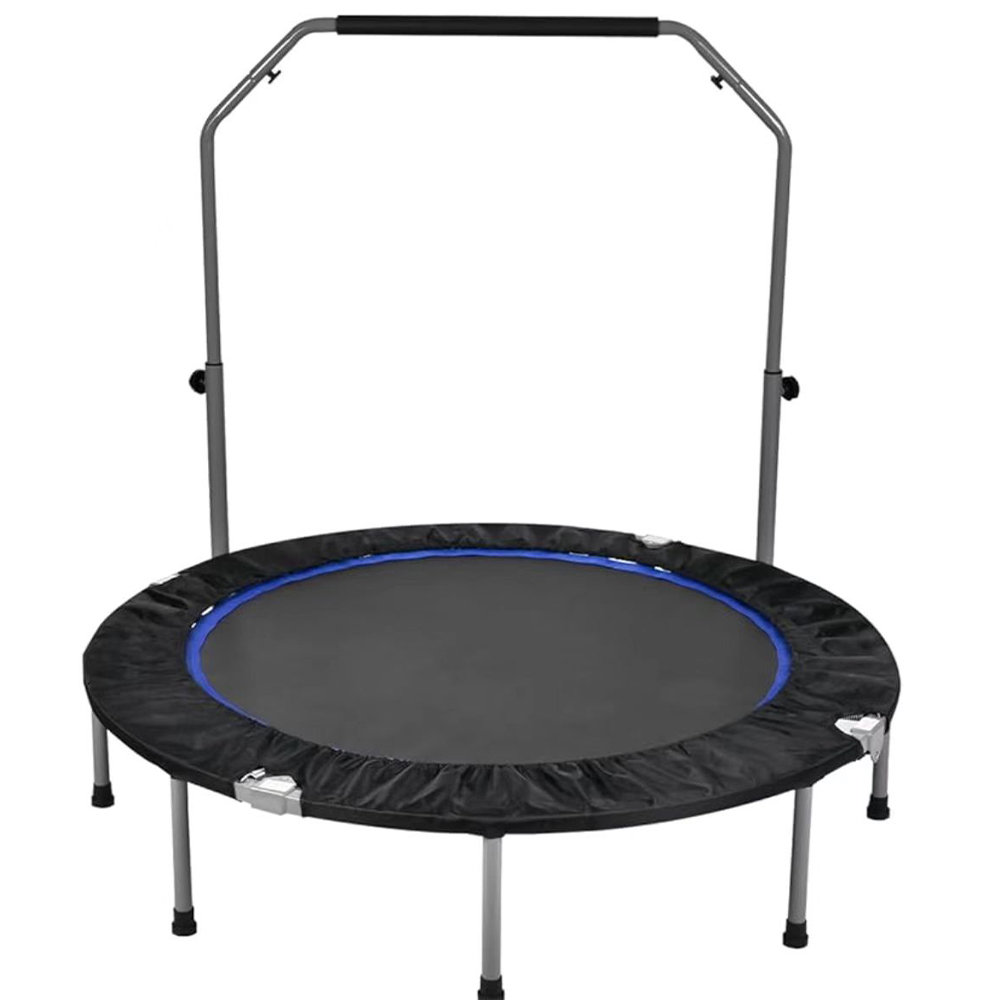 LIZEVINC 40'' Foldable Round Indoor/Outdoor Fitness Mini Trampoline ...