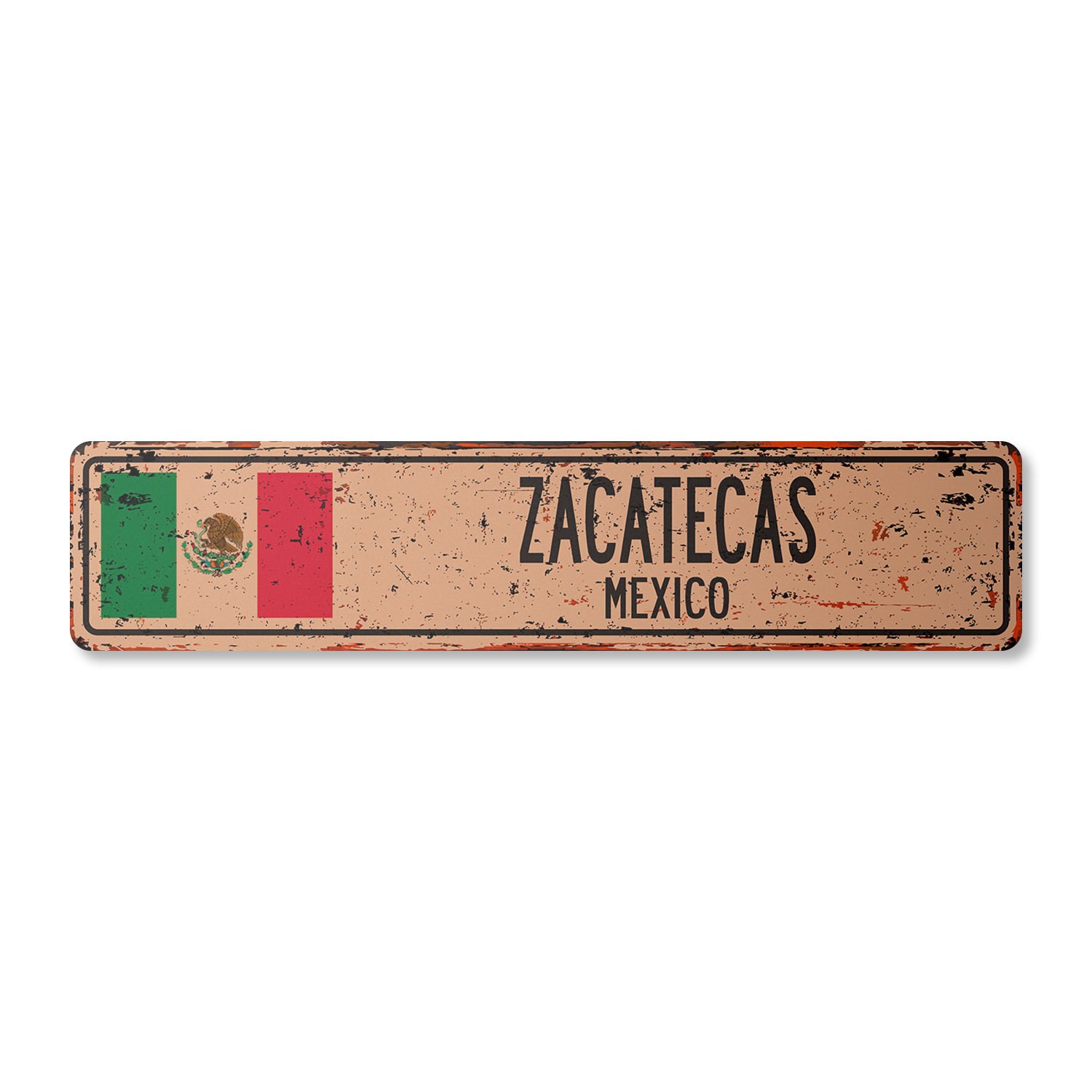 SignMission Zacatecas Mexico Aluminum Street Sign | Wayfair