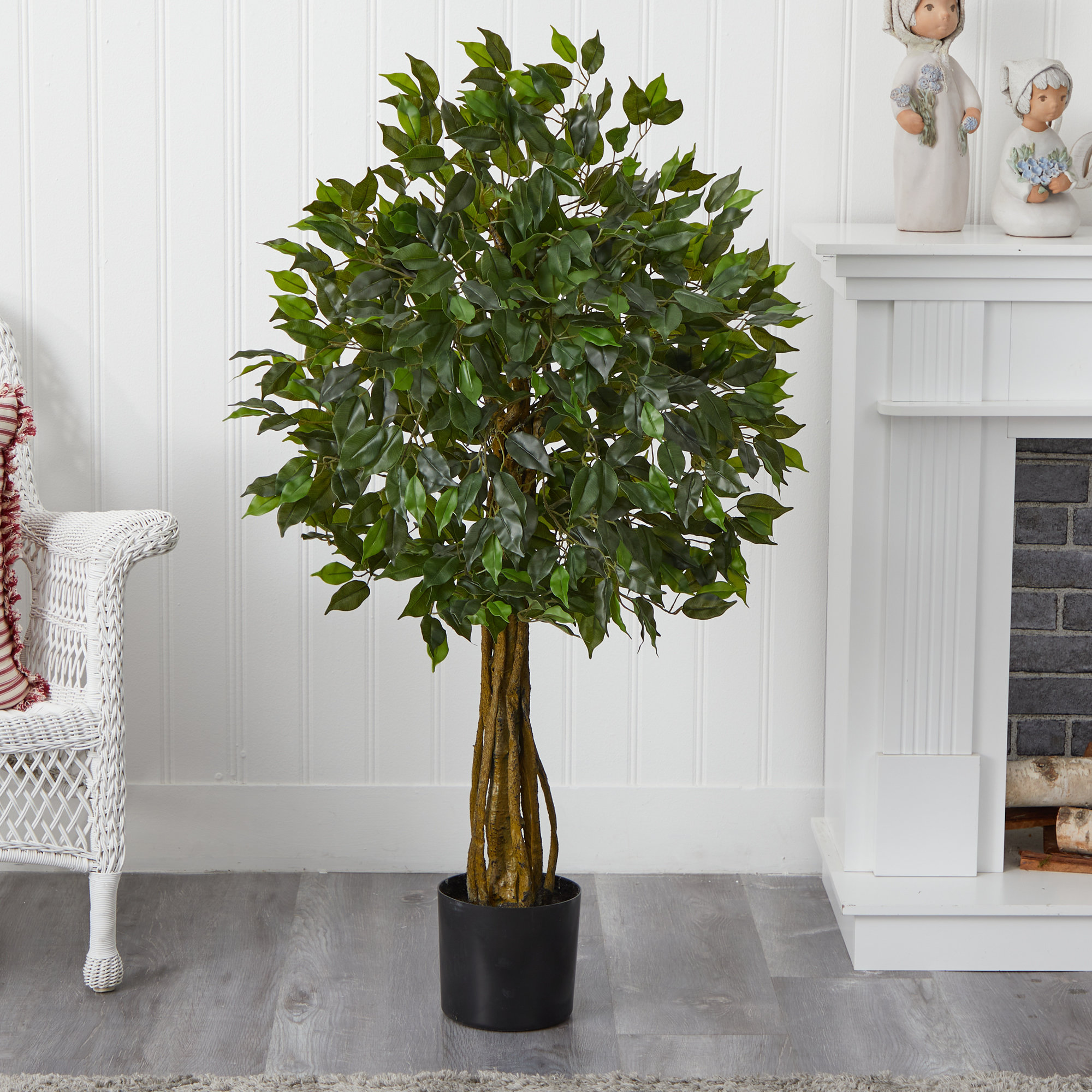 Darby Home Co Ficus Artificial Tree UV Resistant (Indoor/Outdoor ...