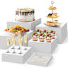 chengdu tianfukaimei maoyiyouxiangongsi 6PCS Buffet Risers, White ...