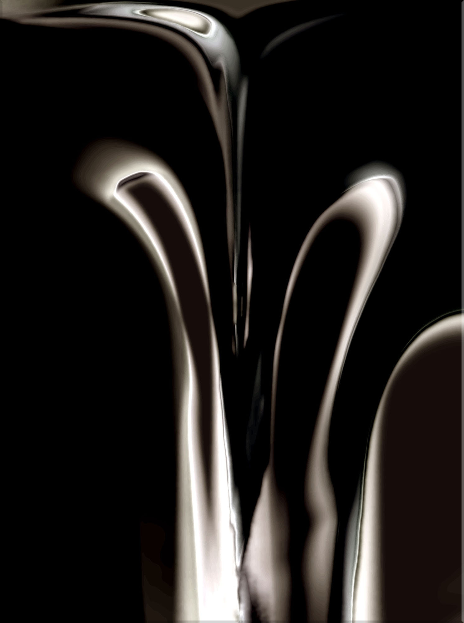 RFA Decor Pour - Smoke by Jeffrey Goodman - Wrapped Canvas Graphic Art ...