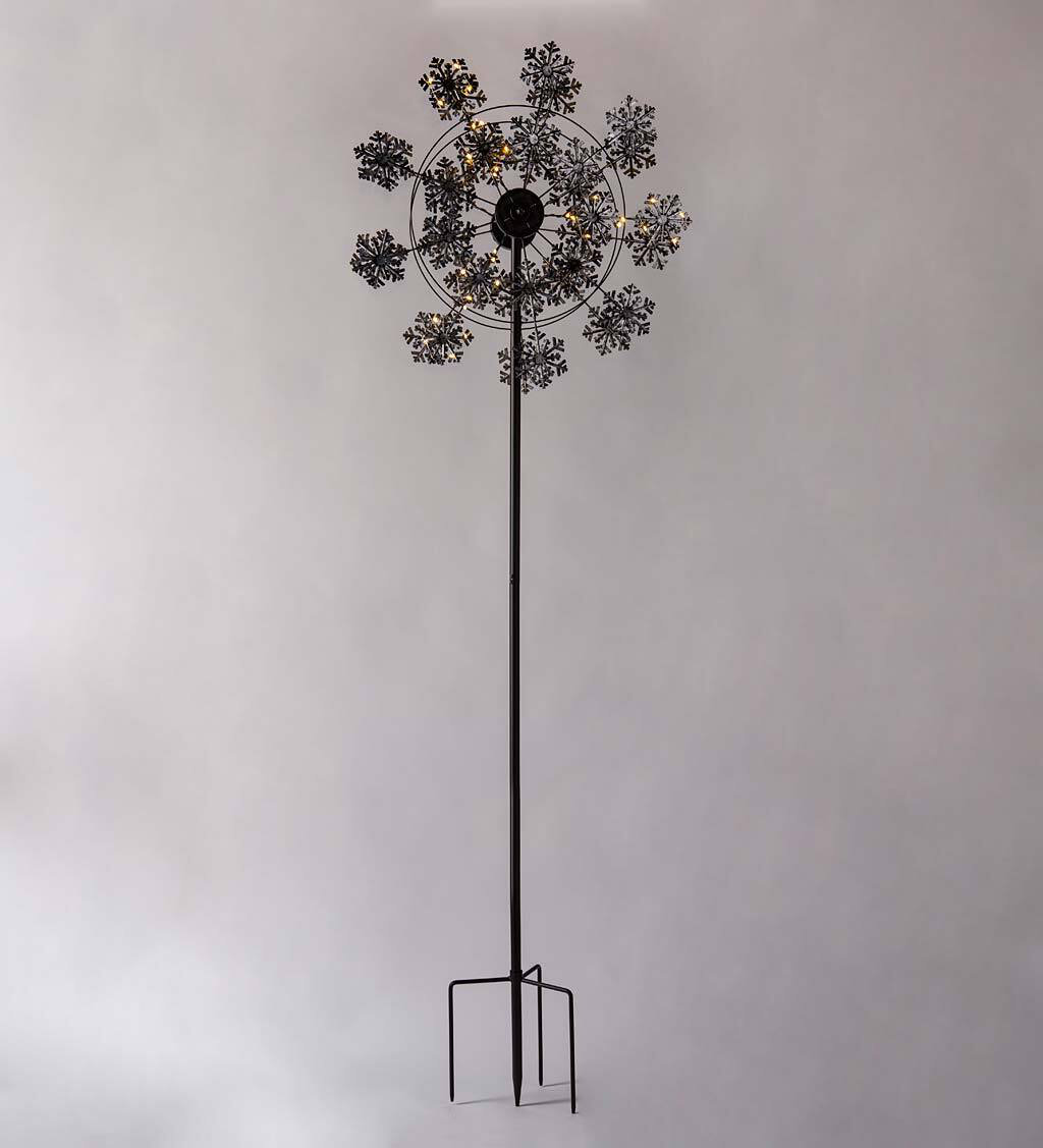 Arlmont & Co. Lamarea Double Snowflake Garden Stake | Wayfair