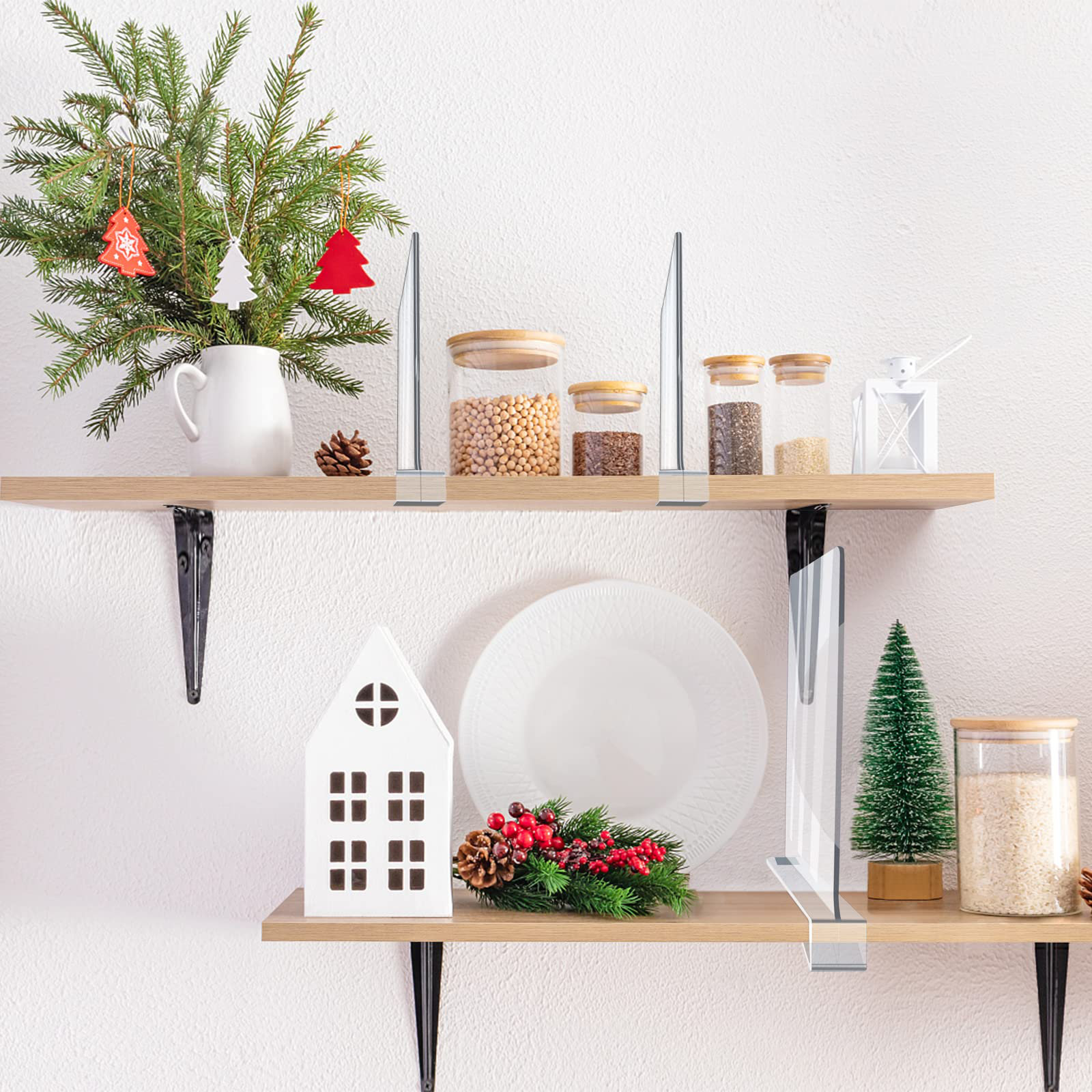 Rebrilliant Acrylic Shelf Dividers For Closet Organization, Closet ...