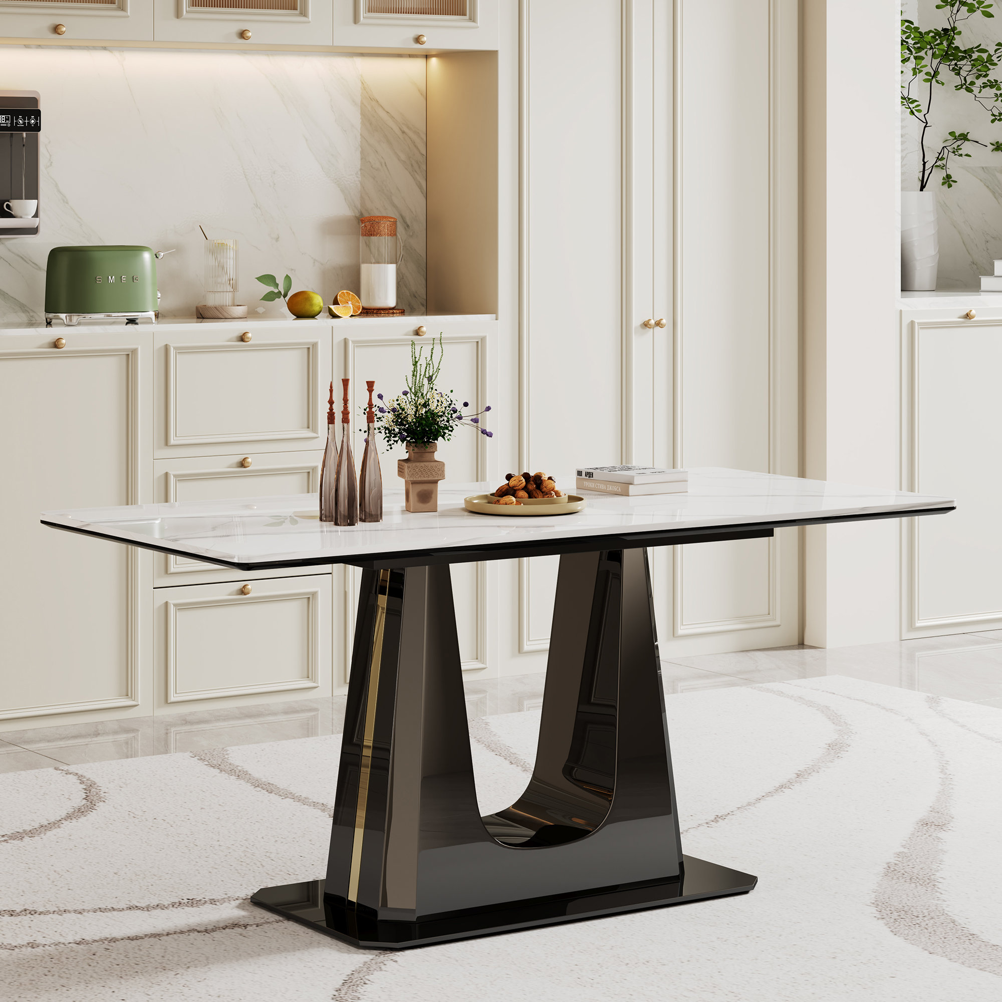 BURDOCK 70.87 L x 31.50 W Dining Table | Wayfair