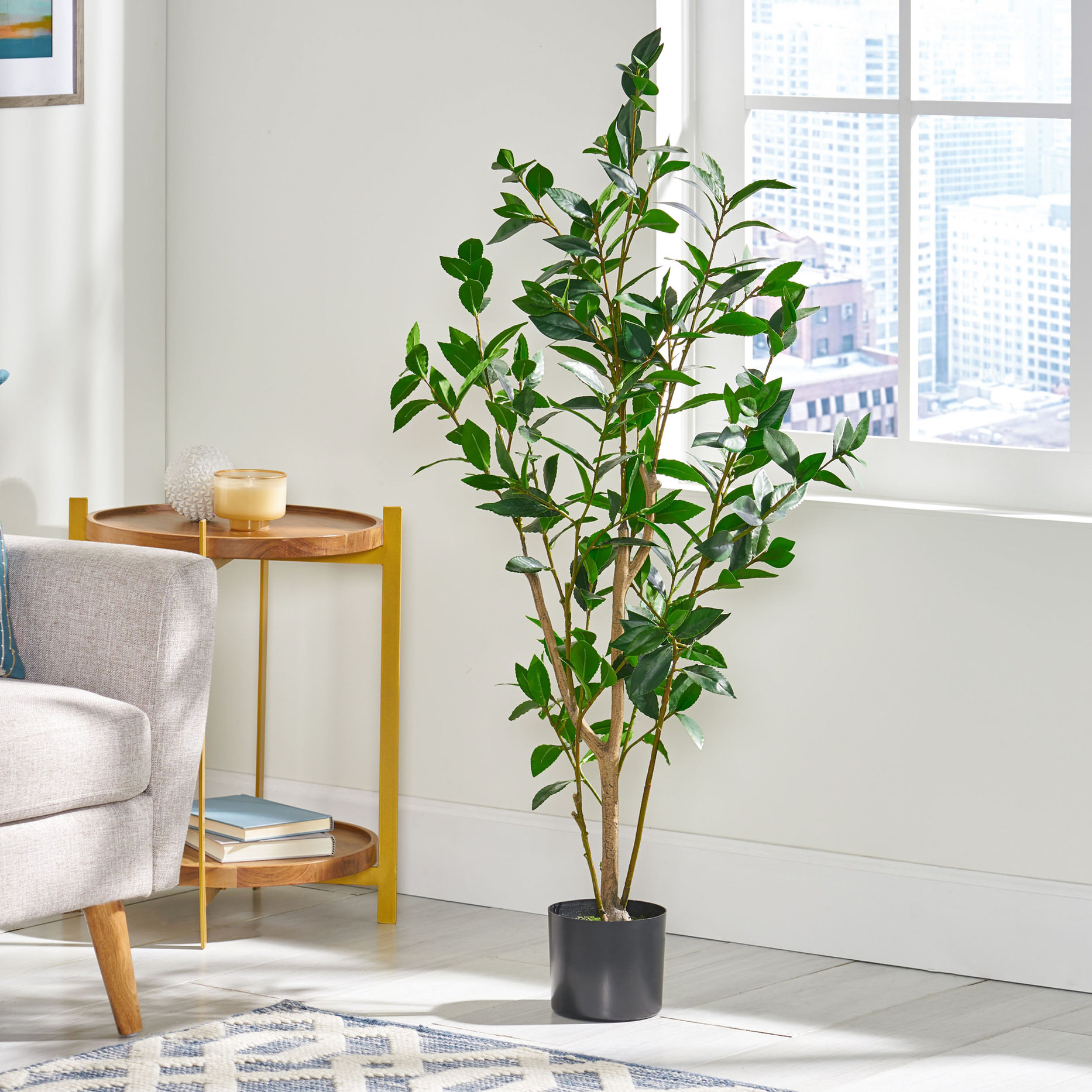Ophelia & Co. 120Cm Artificial Tree - Add Natural Beauty For Easy ...
