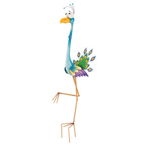 Regal Art & Gift Goofy Bird Stake - Peacock & Reviews | Wayfair